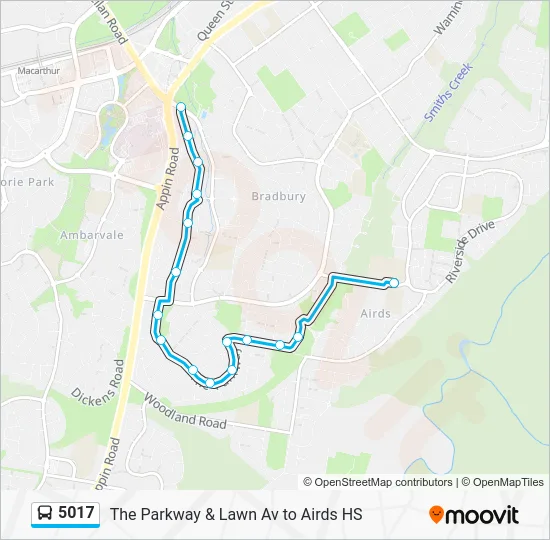 5017 Route: Schedules, Stops & Maps - Airds HS (Updated)