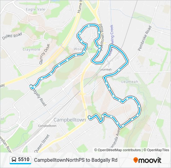 5510 Route: Schedules, Stops & Maps - Badgally Rd after Johnson Rd ...