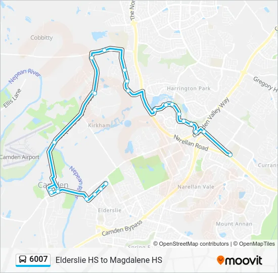 6007 Route: Schedules, Stops & Maps - Magdalene Catholic HS (Updated)