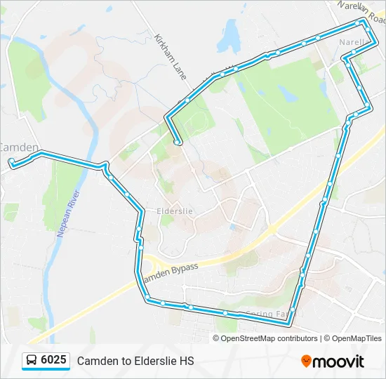 6025 Route: Schedules, Stops & Maps - Elderslie HS (Updated)