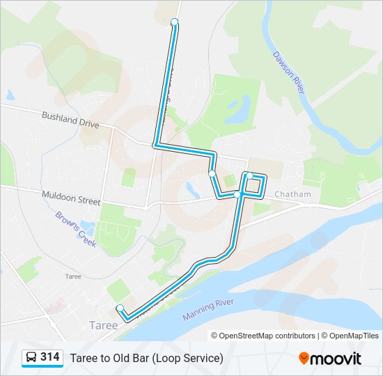 314 Route: Schedules, Stops & Maps - St Joseph's Primary (Updated)