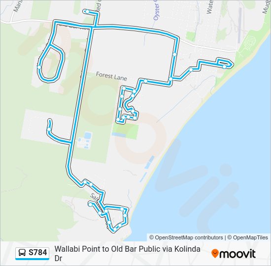 S784 Route: Schedules, Stops & Maps - Wallabi Point (Updated)