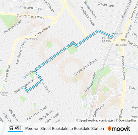 453 Route: Schedules, Stops & Maps - Bexley (Updated)