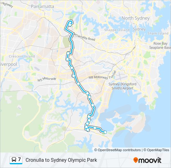 7 Route: Schedules, Stops & Maps - Shark Park (Updated)