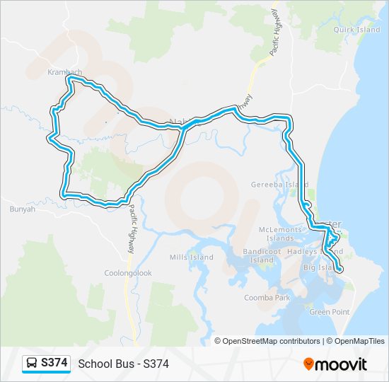 s374 Route: Schedules, Stops & Maps - School Bus - S374 (Updated)