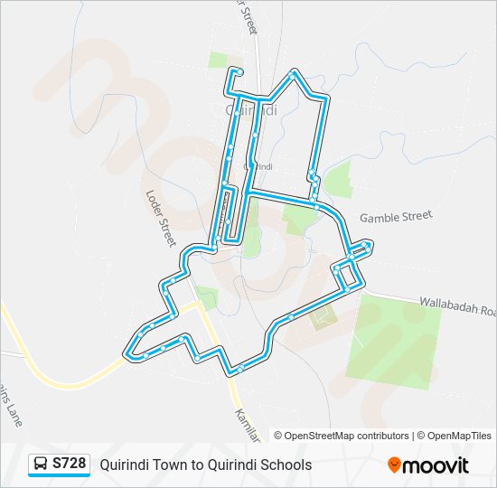 s728 Route: Schedules, Stops & Maps - Quirindi (Updated)