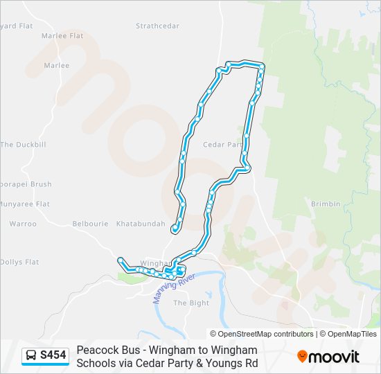 s454 Route: Schedules, Stops & Maps - School Bus - S454 (Updated)