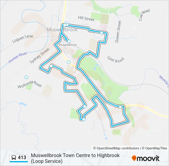 413 Route: Schedules, Stops & Maps - Highbrook Loop (Updated)