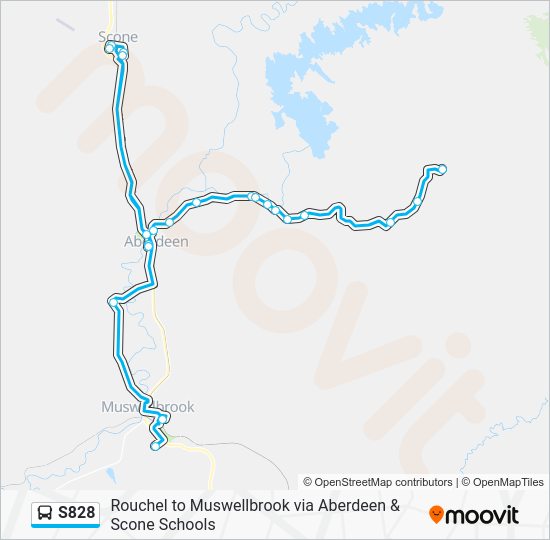 s828 Route: Schedules, Stops & Maps - Muswellbrook (Updated)