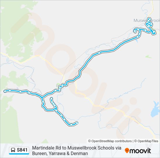 s841 Route: Schedules, Stops & Maps - Muswellbrook Schools (Updated)