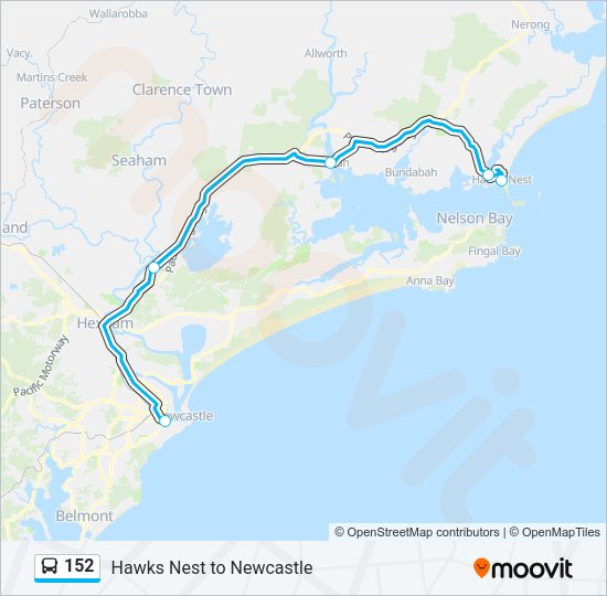 152 Route: Schedules, Stops & Maps - Karuah (Updated)