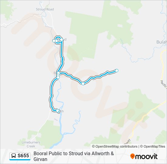 s655 Route: Schedules, Stops & Maps - Stroud (Updated)