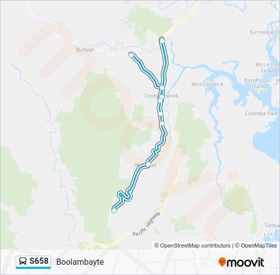 s658 Route: Schedules, Stops & Maps - Boolambayte (Updated)