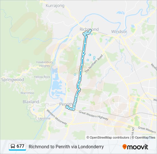 677 Route: Schedules, Stops & Maps - Penrith (Updated)