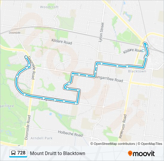 728 Route: Schedules, Stops & Maps - Doonside (Updated)