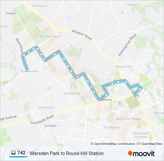 742 Route: Schedules, Stops & Maps - Riverstone (Updated)