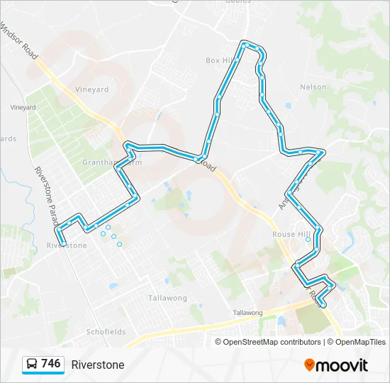 746 Route: Schedules, Stops & Maps - Riverstone (Updated)