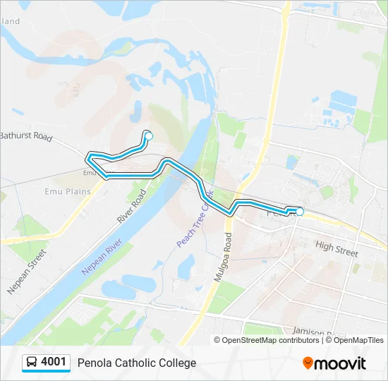 4001 Route: Schedules, Stops & Maps - Penola Catholic College (Updated)