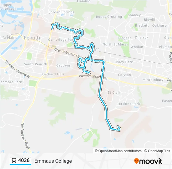 4036 Route: Schedules, Stops & Maps - Emmaus College (Updated)