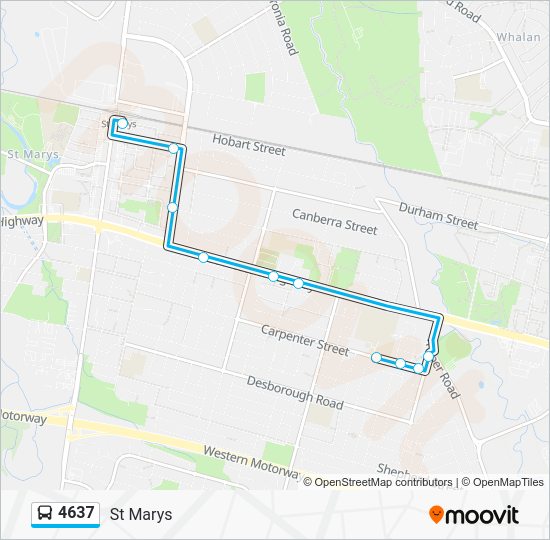 4637 Route: Schedules, Stops & Maps - St Marys (Updated)