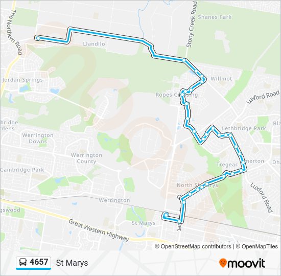 4657 Route: Schedules, Stops & Maps - St Marys (Updated)