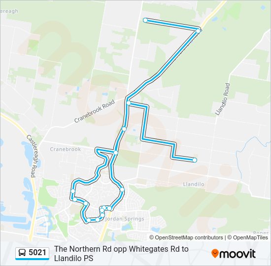5021 Route: Schedules, Stops & Maps - Llandilo PS (Updated)