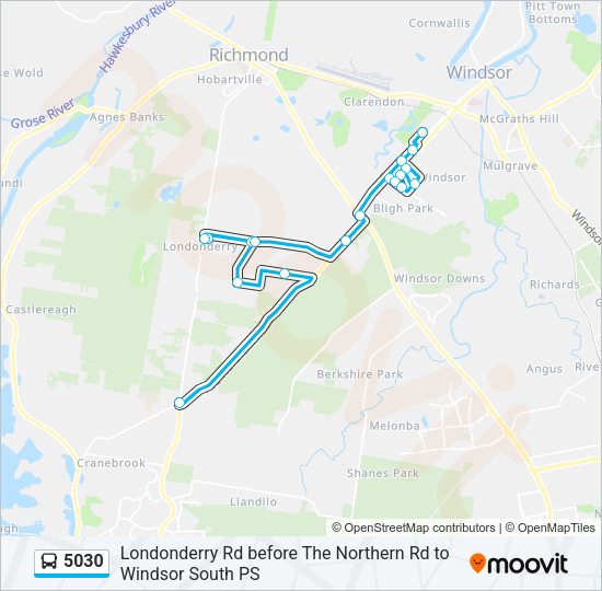 5030 Route: Schedules, Stops & Maps - Windsor South PS (Updated)