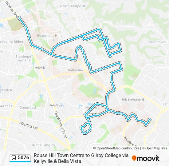 5076 Route: Schedules, Stops & Maps - Gilroy College (Updated)