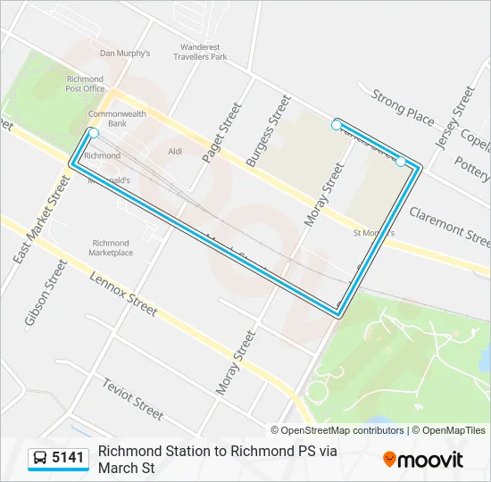 5141 Route: Schedules, Stops & Maps - Richmond PS (Updated)