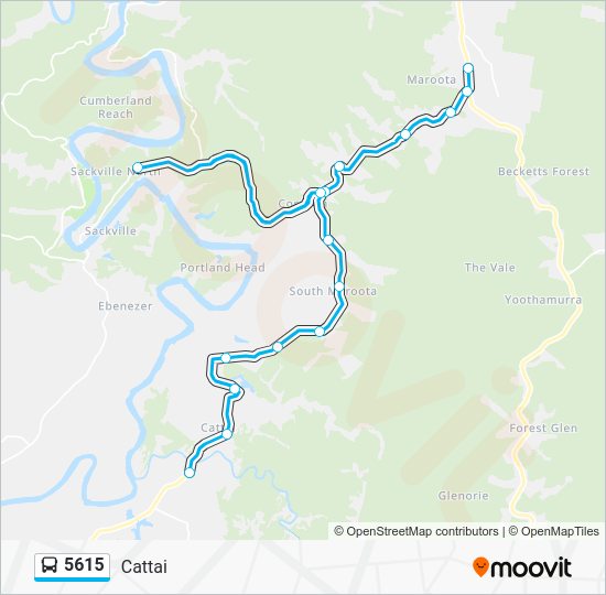 5615 Route: Schedules, Stops & Maps - Cattai (Updated)