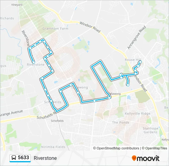 5633 Route: Schedules, Stops & Maps - Riverstone (Updated)