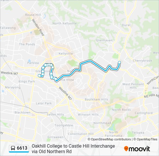 6613 Route: Schedules, Stops & Maps - Glenwood (Updated)
