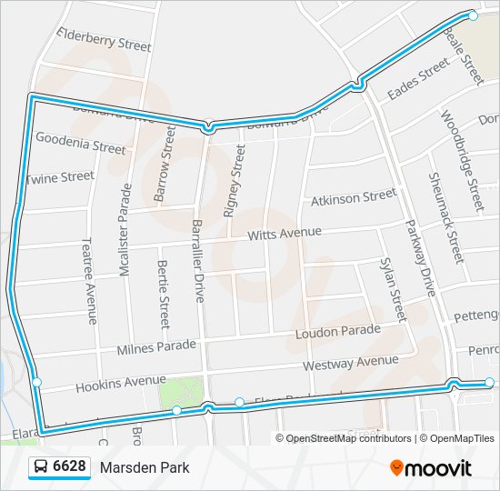 6628 Route: Schedules, Stops & Maps - Marsden Park (Updated)