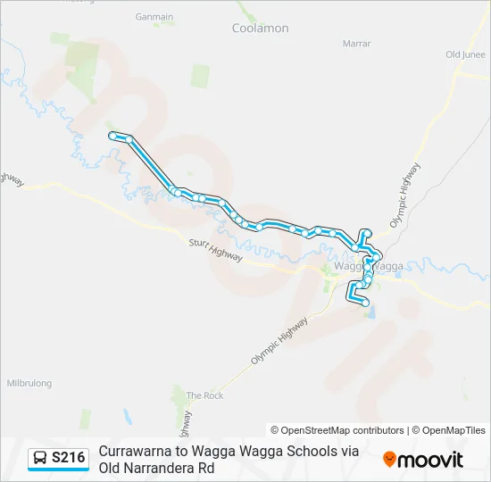 S216 Route: Schedules, Stops & Maps - Currawarna (Updated)