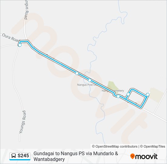 S245 Route: Schedules, Stops & Maps - Gundagai (Updated)