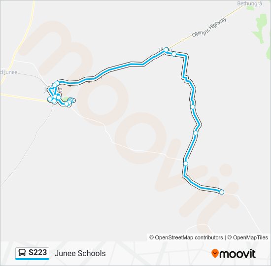 S223 Route: Schedules, Stops & Maps - Junee Schools (Updated)