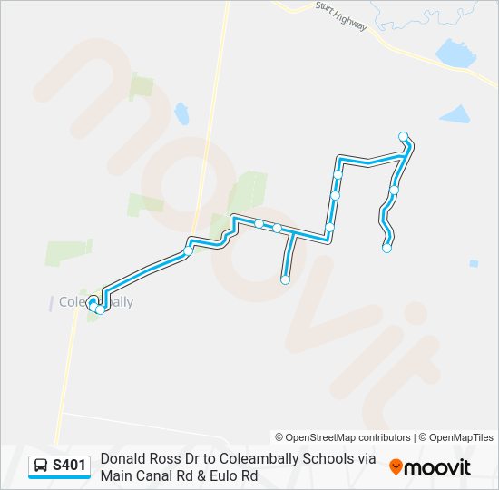 s401 Route: Schedules, Stops & Maps - Main Canal Rd (Updated)