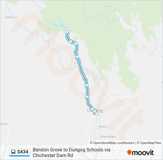 S434 Route: Schedules, Stops & Maps - Bandon Grove (Updated)