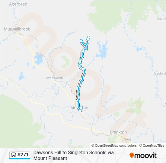 S271 Route: Schedules, Stops & Maps - Dawnsons Hill (Updated)