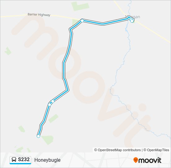 s232 Route: Schedules, Stops & Maps - Honeybugle (Updated)