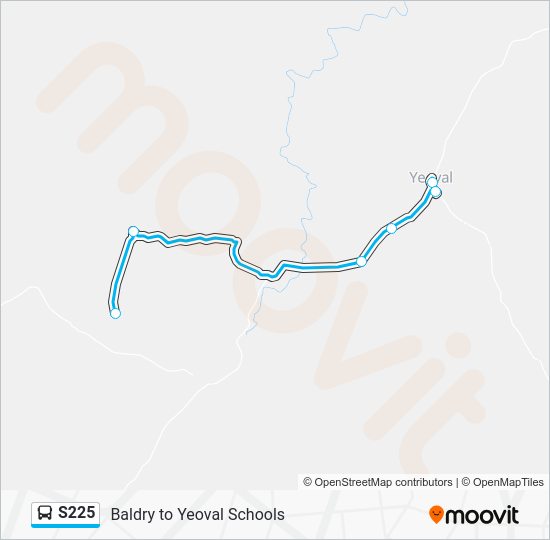S225 Route: Schedules, Stops & Maps - Yeoval Schools (Updated)