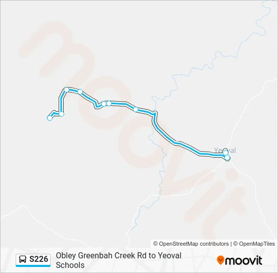 S226 Route: Schedules, Stops & Maps - Yeoval Schools (Updated)