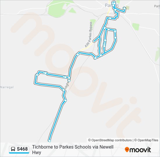 s468 Route: Schedules, Stops & Maps - Tichborne (Updated)