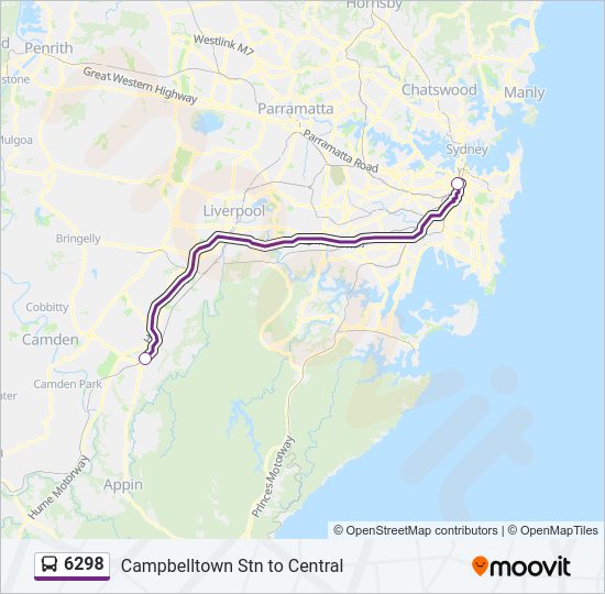 6298 Route: Schedules, Stops & Maps - Central (Updated)