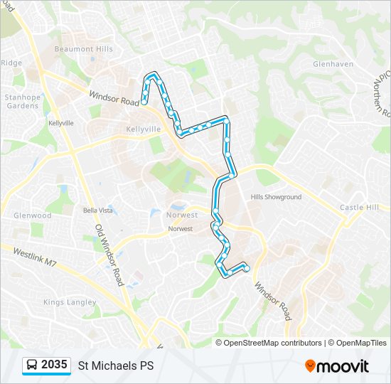 2035 Route: Schedules, Stops & Maps - St Michaels PS (Updated)