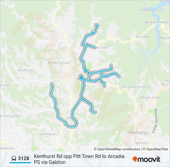 3128 Route: Schedules, Stops & Maps - Arcadia PS (Updated)