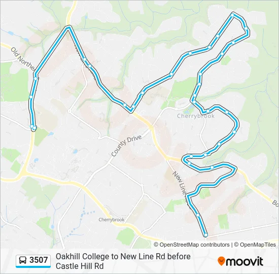 3507 Route: Schedules, Stops & Maps - West Pennant Hills (Updated)