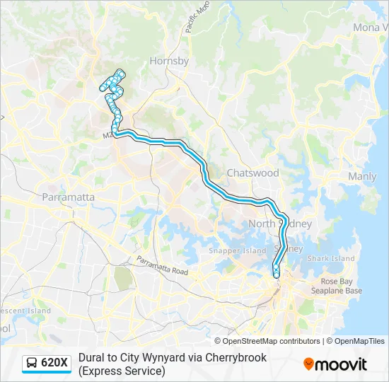 620X Route: Schedules, Stops & Maps - Cherrybrook (Updated)