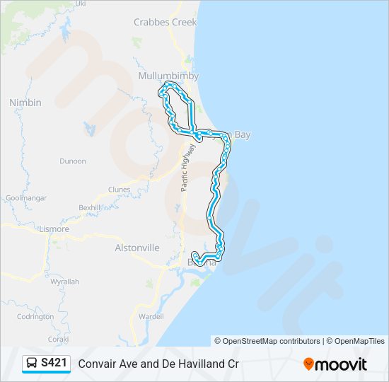 s421 Route: Schedules, Stops & Maps - Convair Ave and De Havilland Cr ...