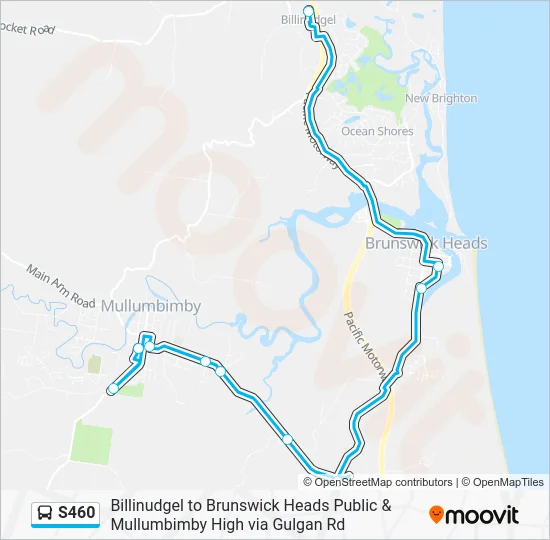 S460 Route: Schedules, Stops & Maps - River Tce at Burringbar St (Updated)